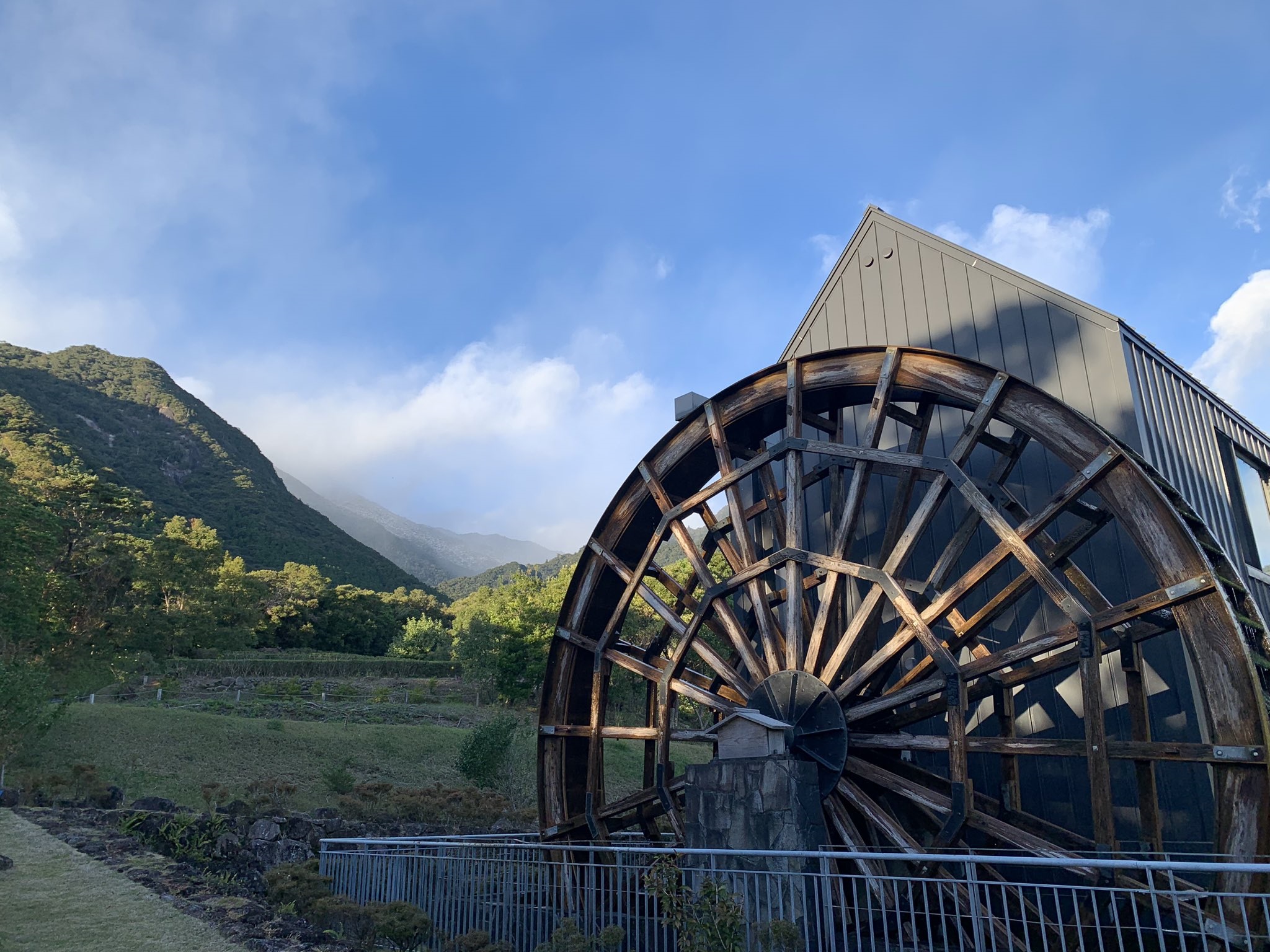 The “Aroma Water Mill” which was designed and built by Hidehiro Nose ...